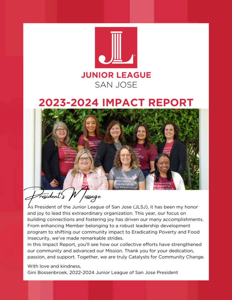 Impact Reports - Junior League of San Jose, CA